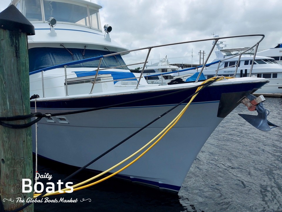 1987 Hatteras 77 Cockpit Motor Yacht for sale. View price, photos and ...