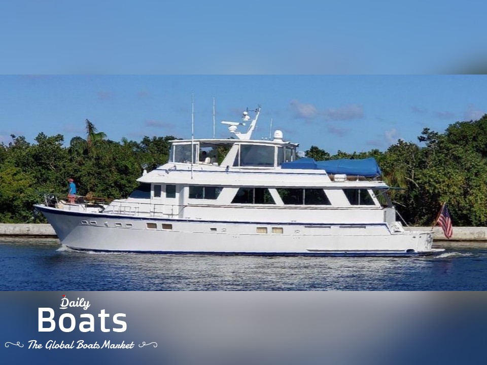 1987 Hatteras 77 Cockpit Motor Yacht for sale. View price, photos and ...