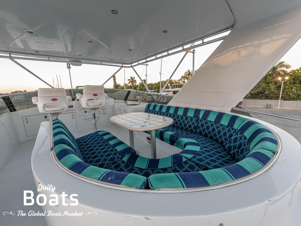 2000 Hatteras 90 Enclosed Sports Fish for sale. View price, photos and ...