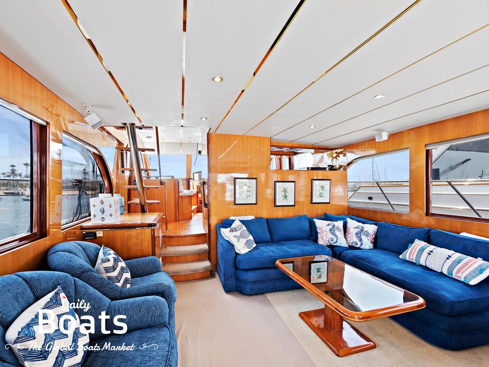 2002 Ocean Alexander 64 Motor Yacht Pilot House for sale. View price ...