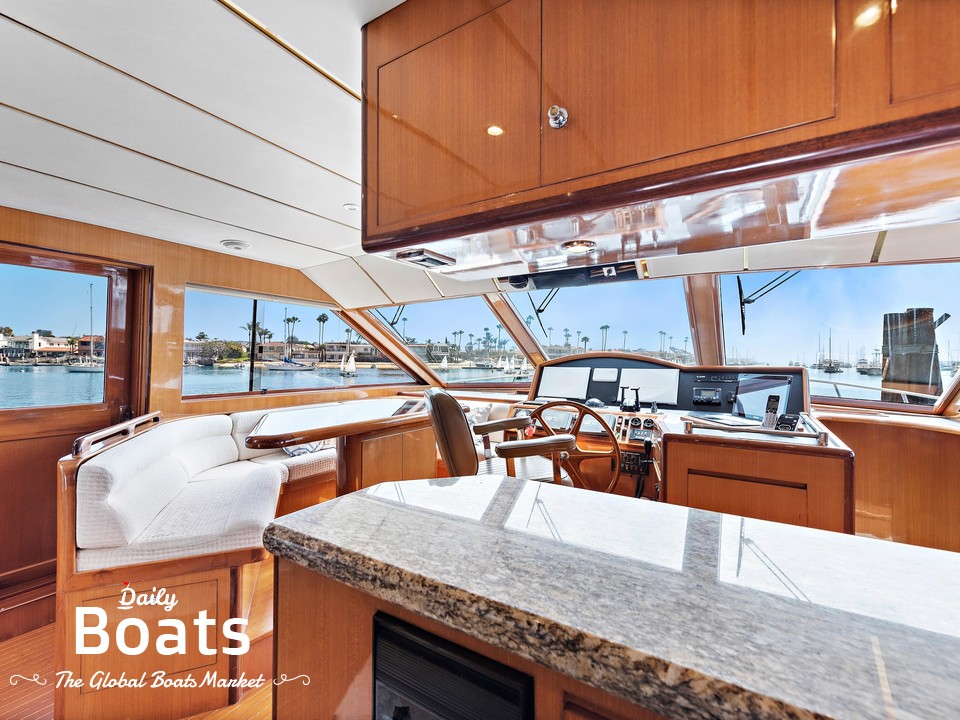 2002 Ocean Alexander 64 Motor Yacht Pilot House for sale. View price ...