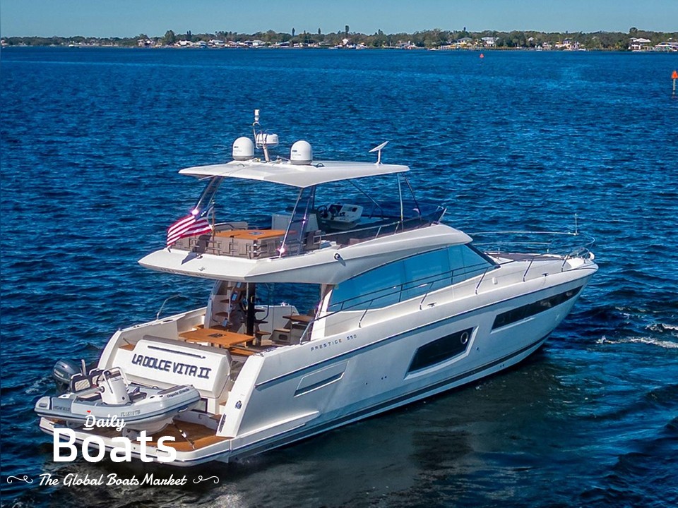 2016 Prestige 550 Flybridge Hardtop for sale. View price, photos and ...