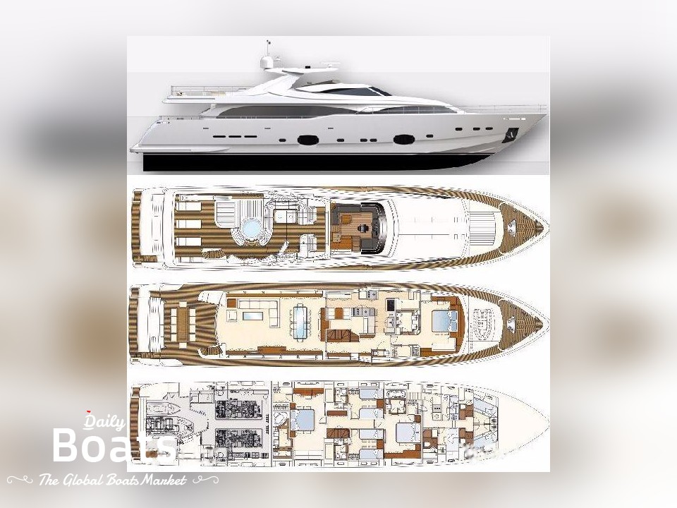 2004 Ferretti Yachts Custom Line 112 for sale. View price, photos and ...