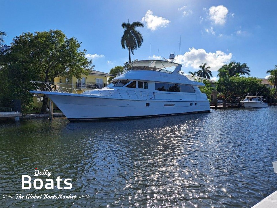 2005 Hatteras 75 Sport Deck Motor Yacht for sale. View price, photos ...