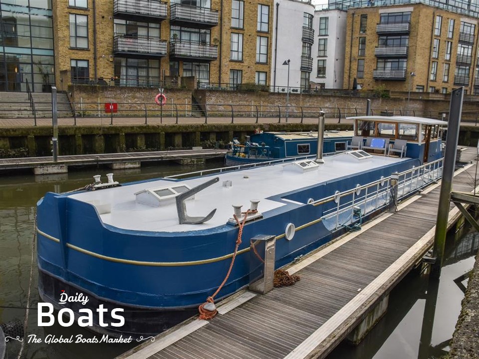 1956 Houseboat Barge 23M With London Mooring for sale. View price ...