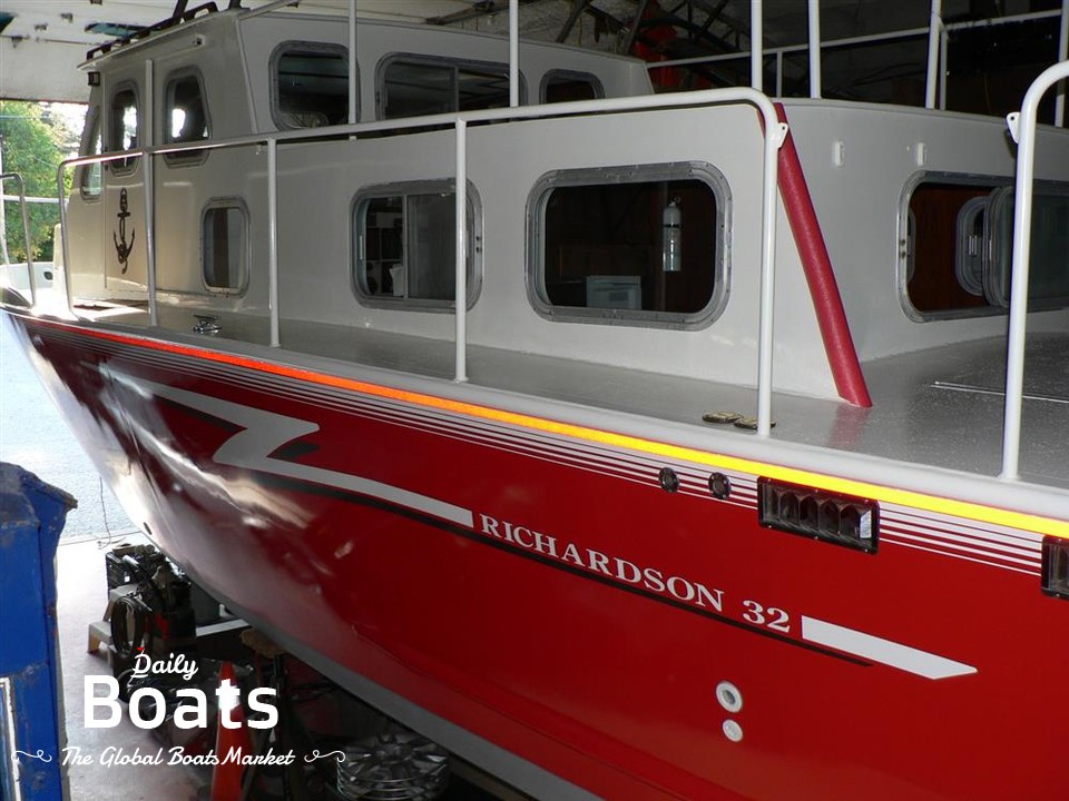 1980 Cliff Richardson 32 Welded Aluminum Patrol Style Pleasure Craft ...