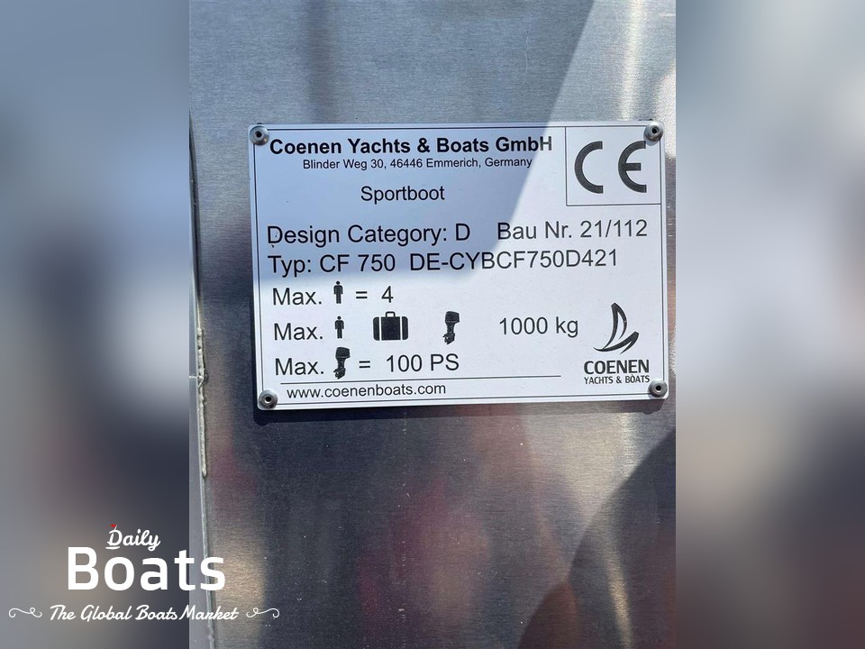 2022 Coenen Yachts & Boats 750 te koop. Bekijk prijs, foto's en 2022 ...