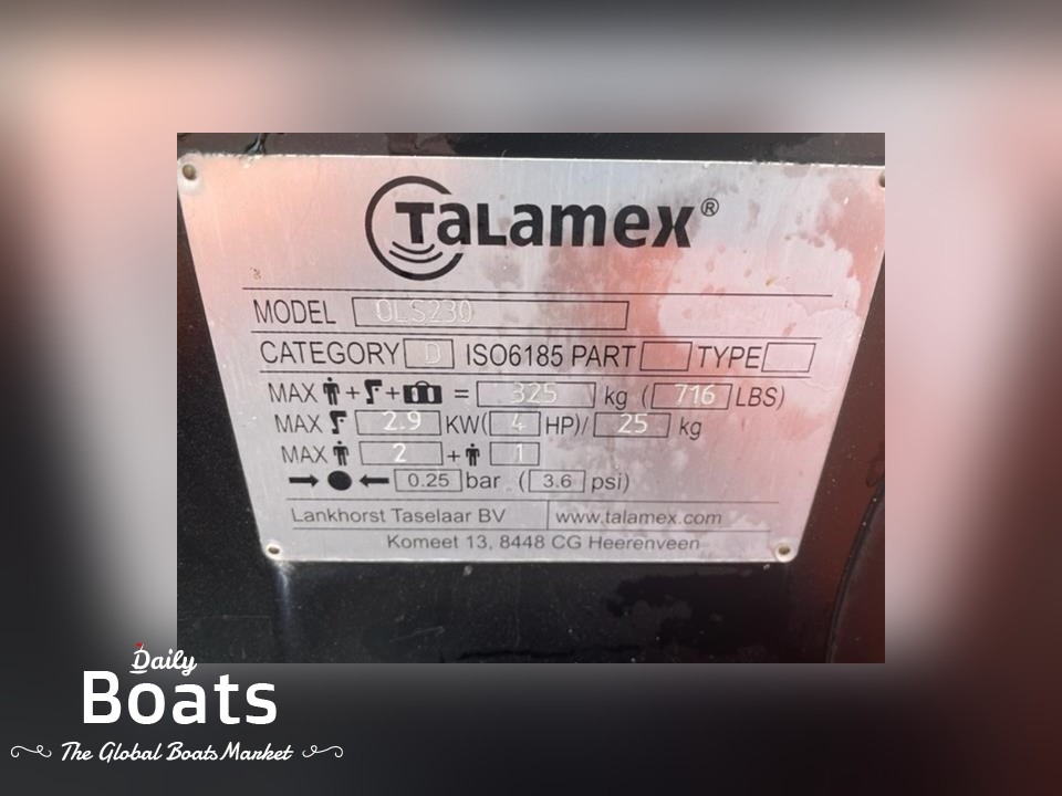 2021 Talamex Osl230 Orange Edition for sale. View price, photos and Buy ...