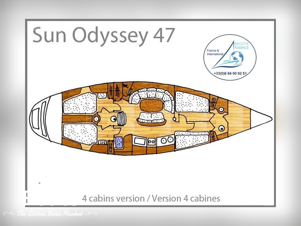 1992 Jeanneau Sun Odyssey 47 for sale. View price, photos and Buy 1992 ...