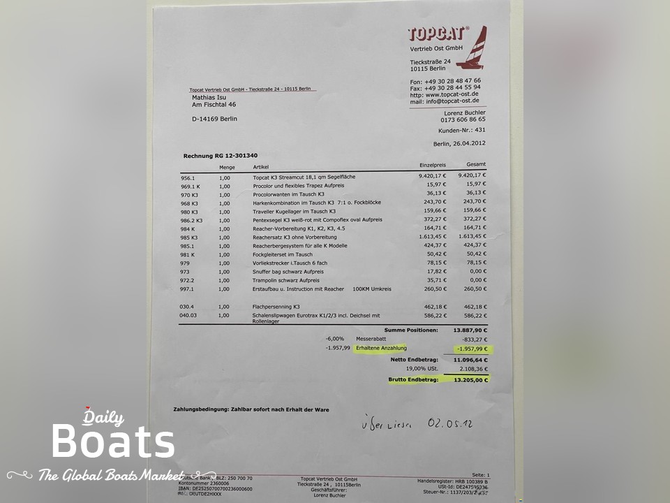 2012 Topcat K3 à vendre. Voir le prix, les photos et Acheter 2012 ...