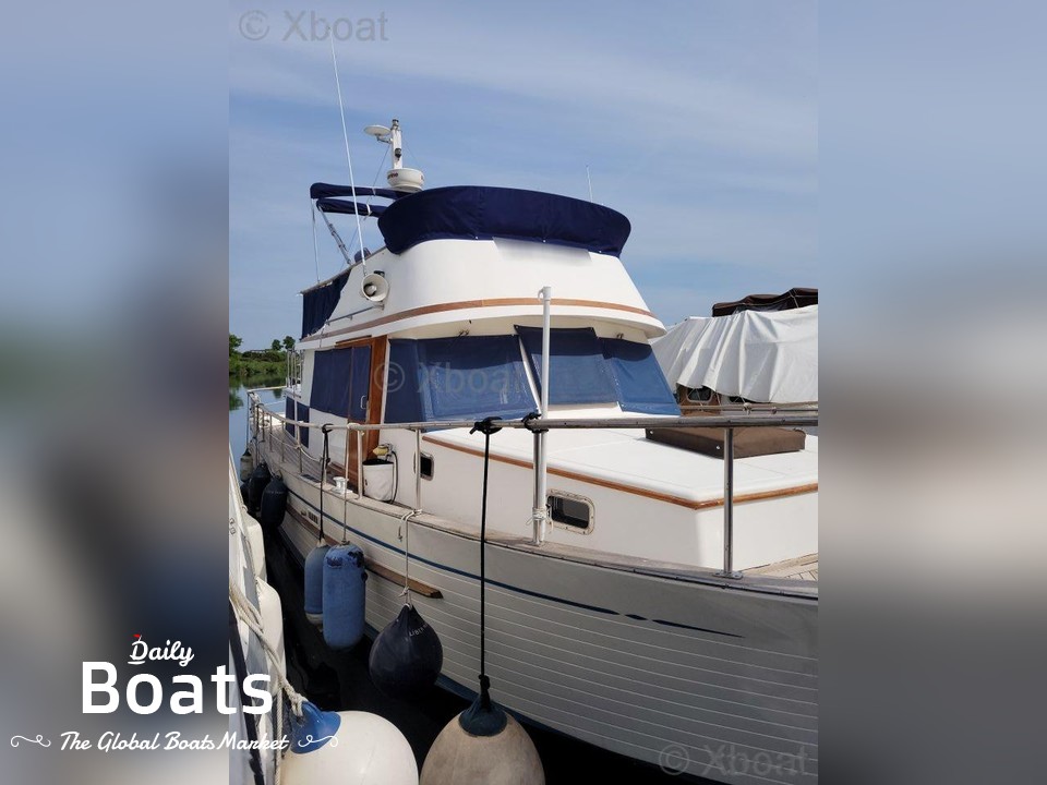 1991 WEST BANK 42 Trawler Meticulous Owner. Carpentry for sale. View ...