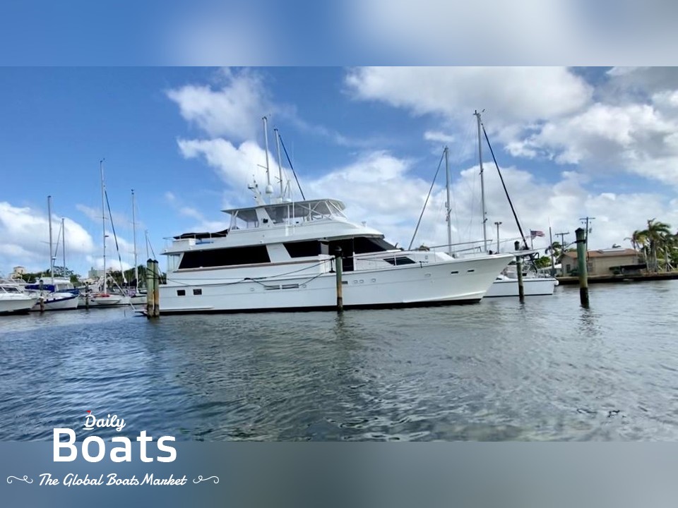 1989 Hatteras 70 Cockpit Motor Yacht for sale. View price, photos and ...