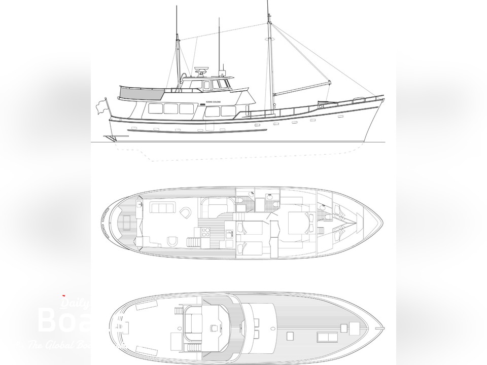 1982 Miller Marine North Sea Trawler Ed Monk for sale. View price ...