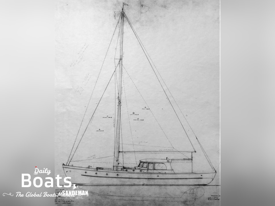 1950 Nevins Richard O Davis Motorsailer à vendre. Voir le prix, les ...