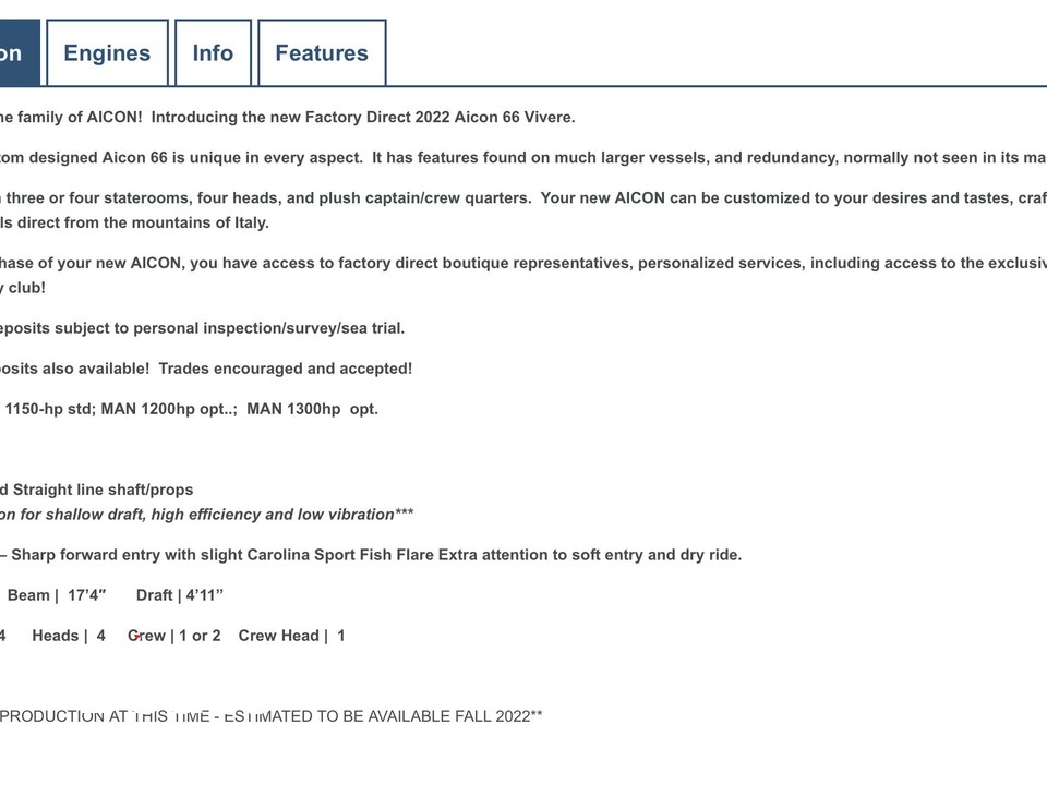 2024 Aicon 66 for sale. View price, photos and Buy 2024 Aicon 66 #495917