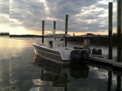 2008 Rock Salt Aluminum Alloy Center Console Patrol/Fishing/Work Boat ...