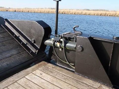 1981 Small Ferry.Very Well Maintained Self Propelled Pontoon.Work Ship ...
