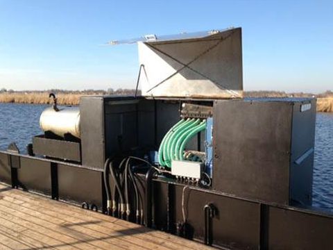 1981 Small Ferry.Very Well Maintained Self Propelled Pontoon.Work Ship ...