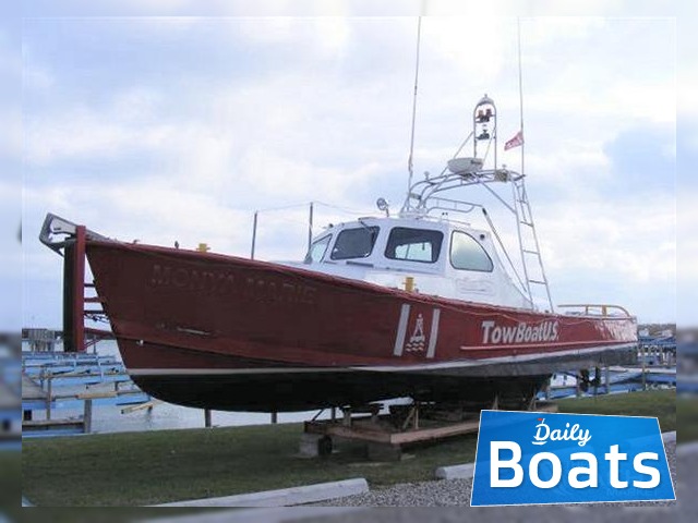 1955 Uscg 40' Utility Boat/Truckable Towboat Steel Truckable Towboat ...