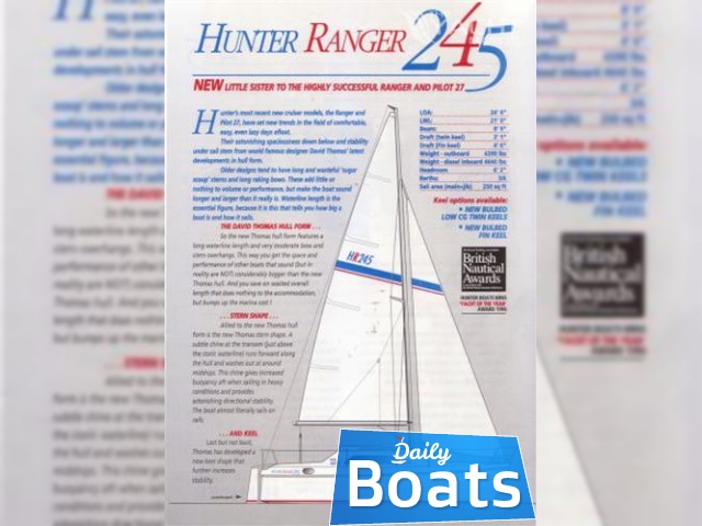 2000 Hunter Ranger 245 for sale. View price, photos and Buy 2000 Hunter ...