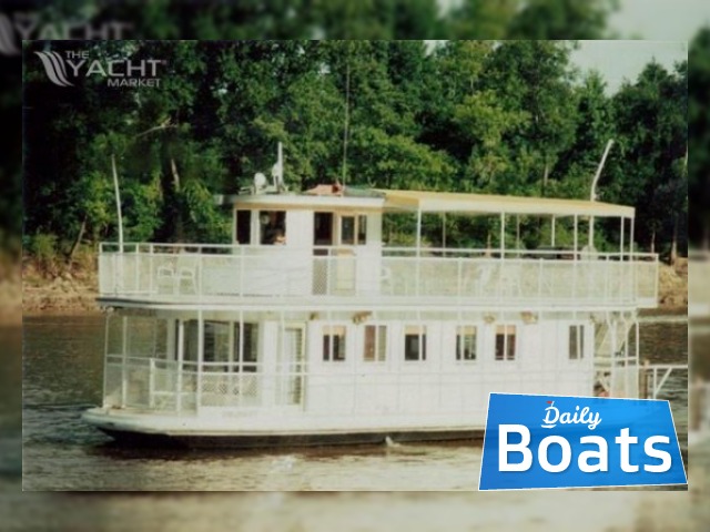 1934 Custom Built 42' X 18' Classic River Boat Style Houseboat for sale ...