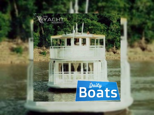 1934 Custom Built 42' X 18' Classic River Boat Style Houseboat for sale ...